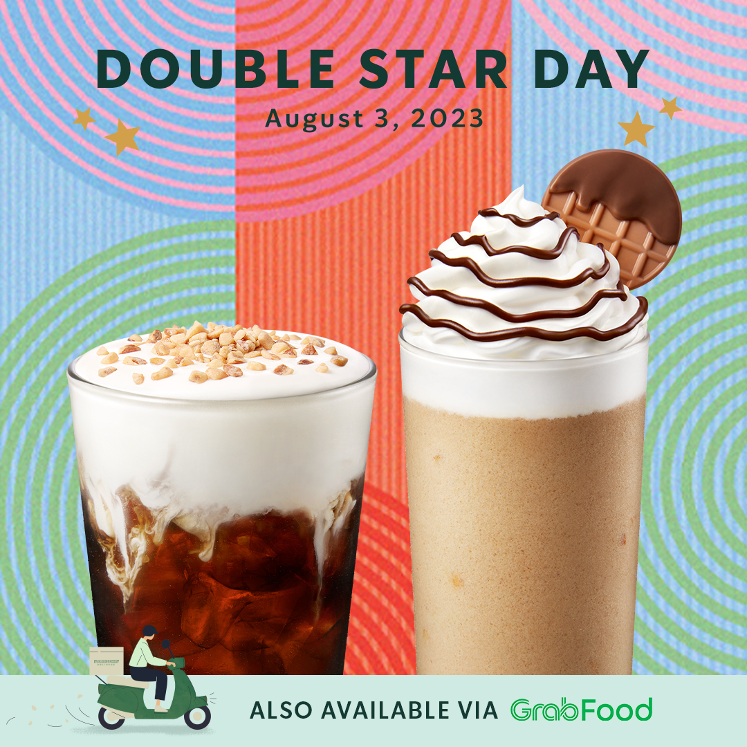 Starbucks Philippines Double Star Day on August 3, 2023 - Davao Food Trips